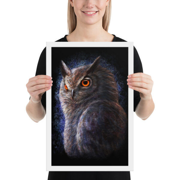 Night Owl Painting - Original Painting - Justin Fowler Art