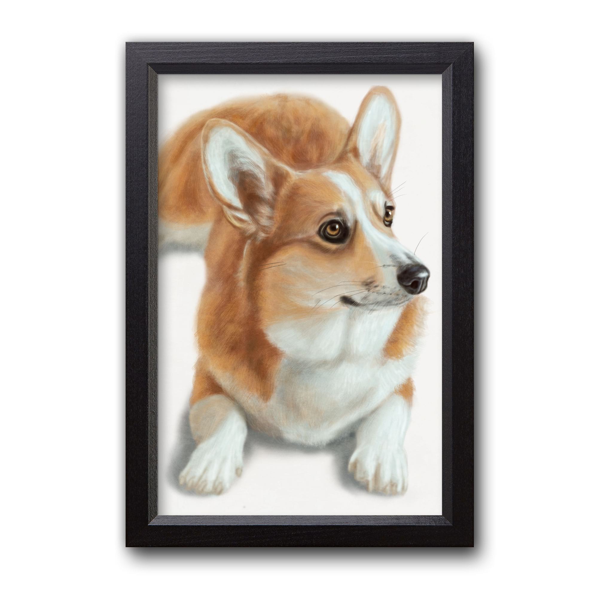 Corgi Puppy Painting